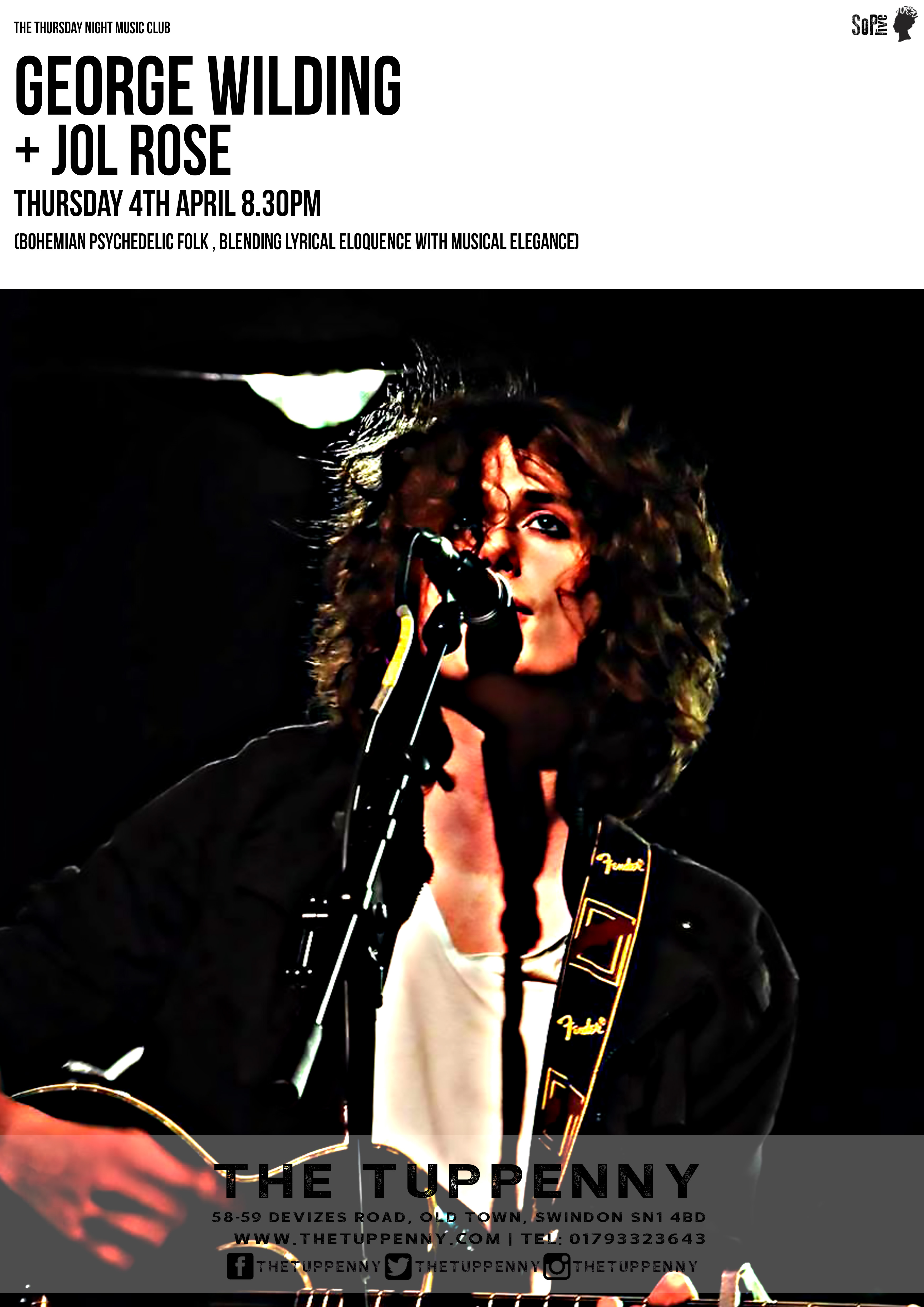 Live Music Session #43 – George Wilding + Jol Rose – The Tuppenny