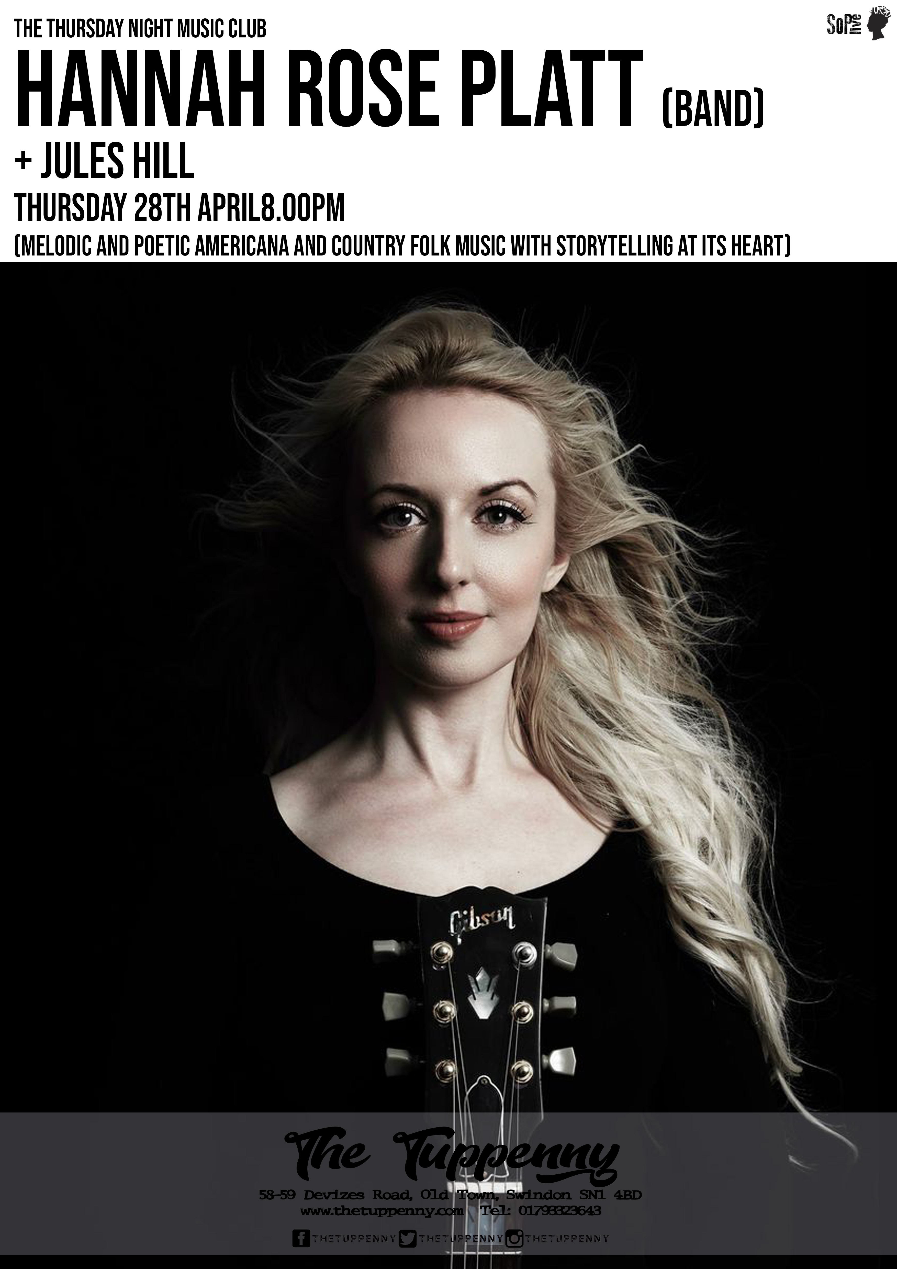 Live Music Session #117 – Hannah Rose Platt + Jules Hill – The Tuppenny