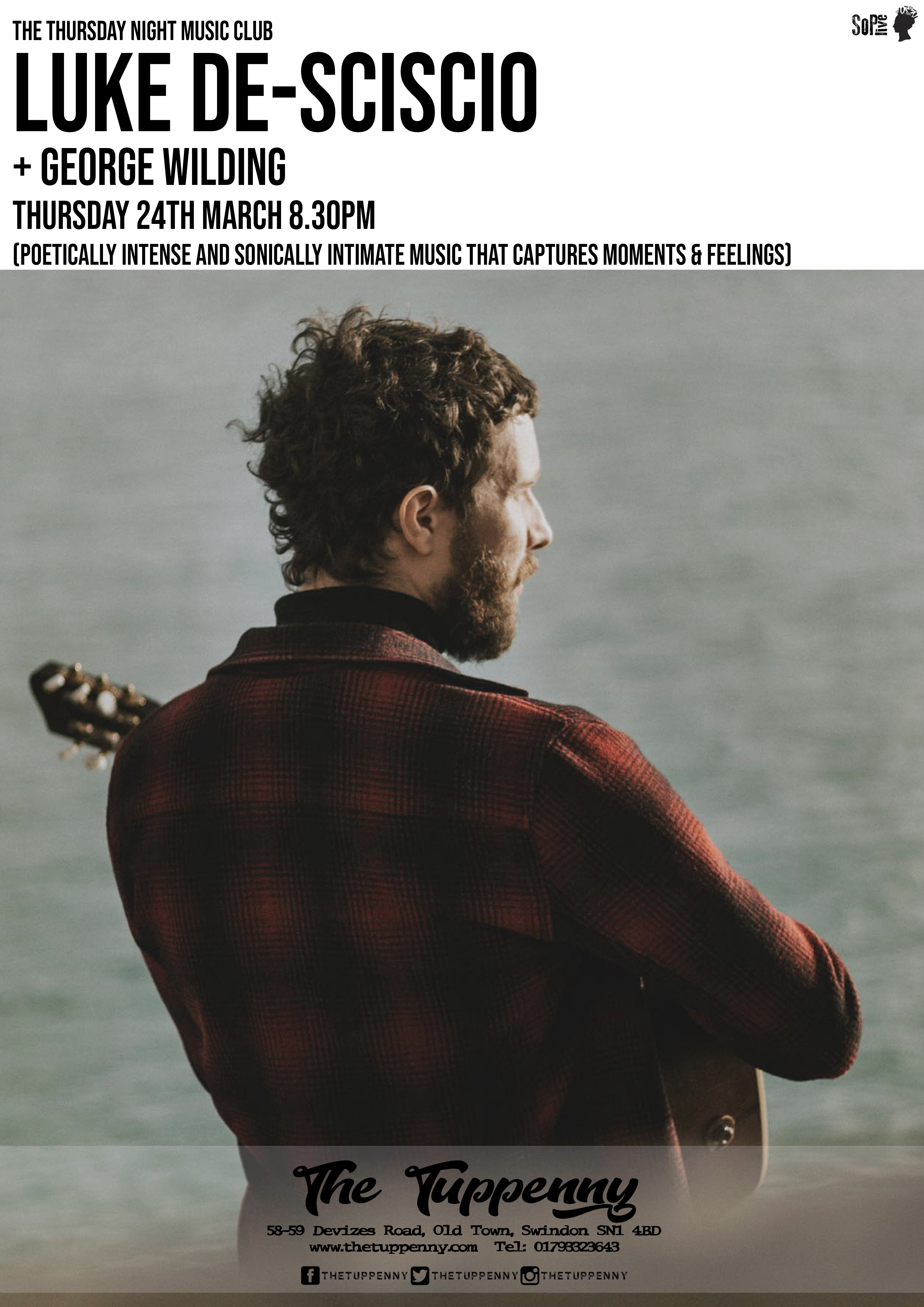 Live Music Session #112 – Luke De-Sciscio +George Wilding – The Tuppenny