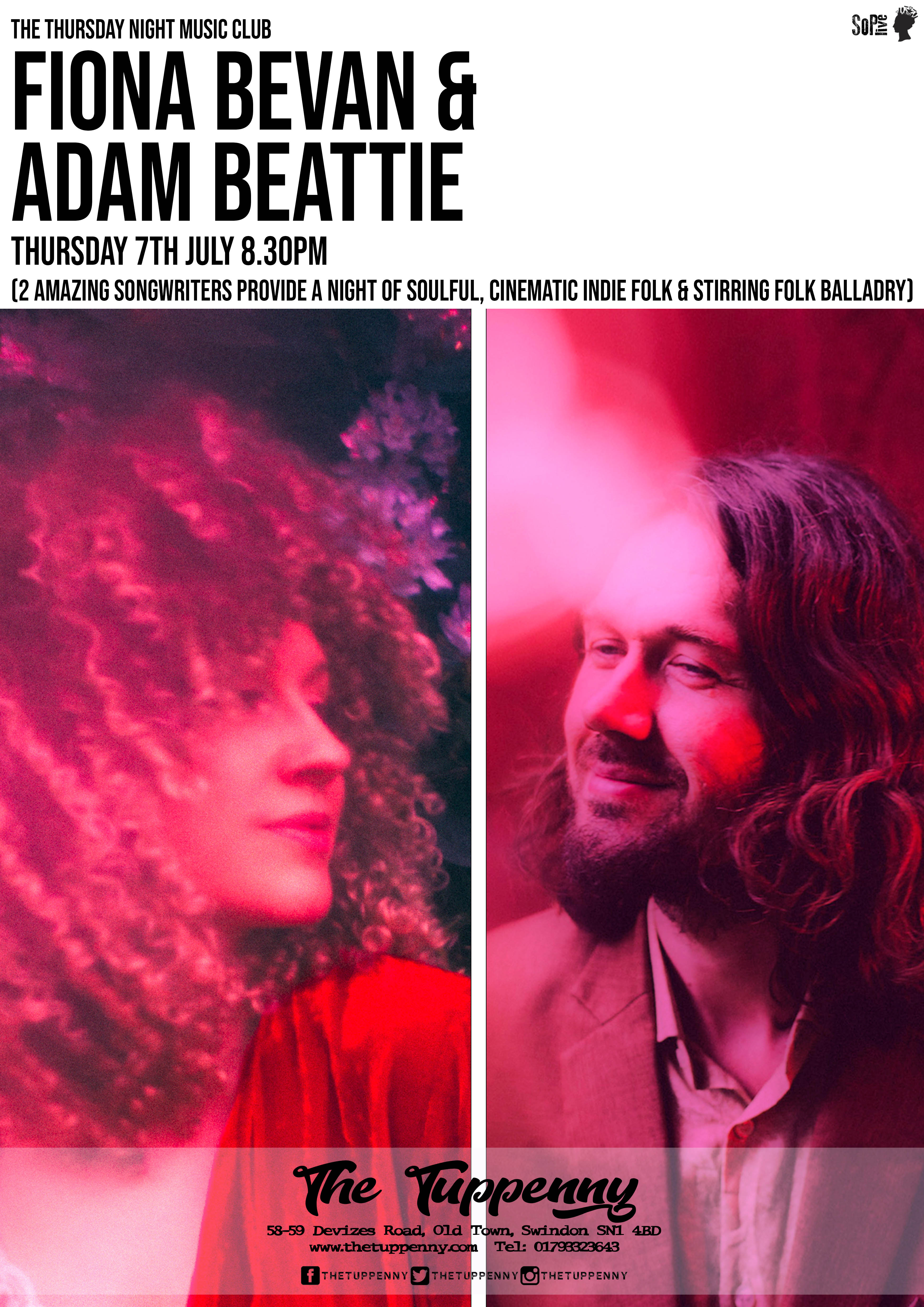 Live Music Session #130 – Fiona Bevan & Adam Beattie – The Tuppenny